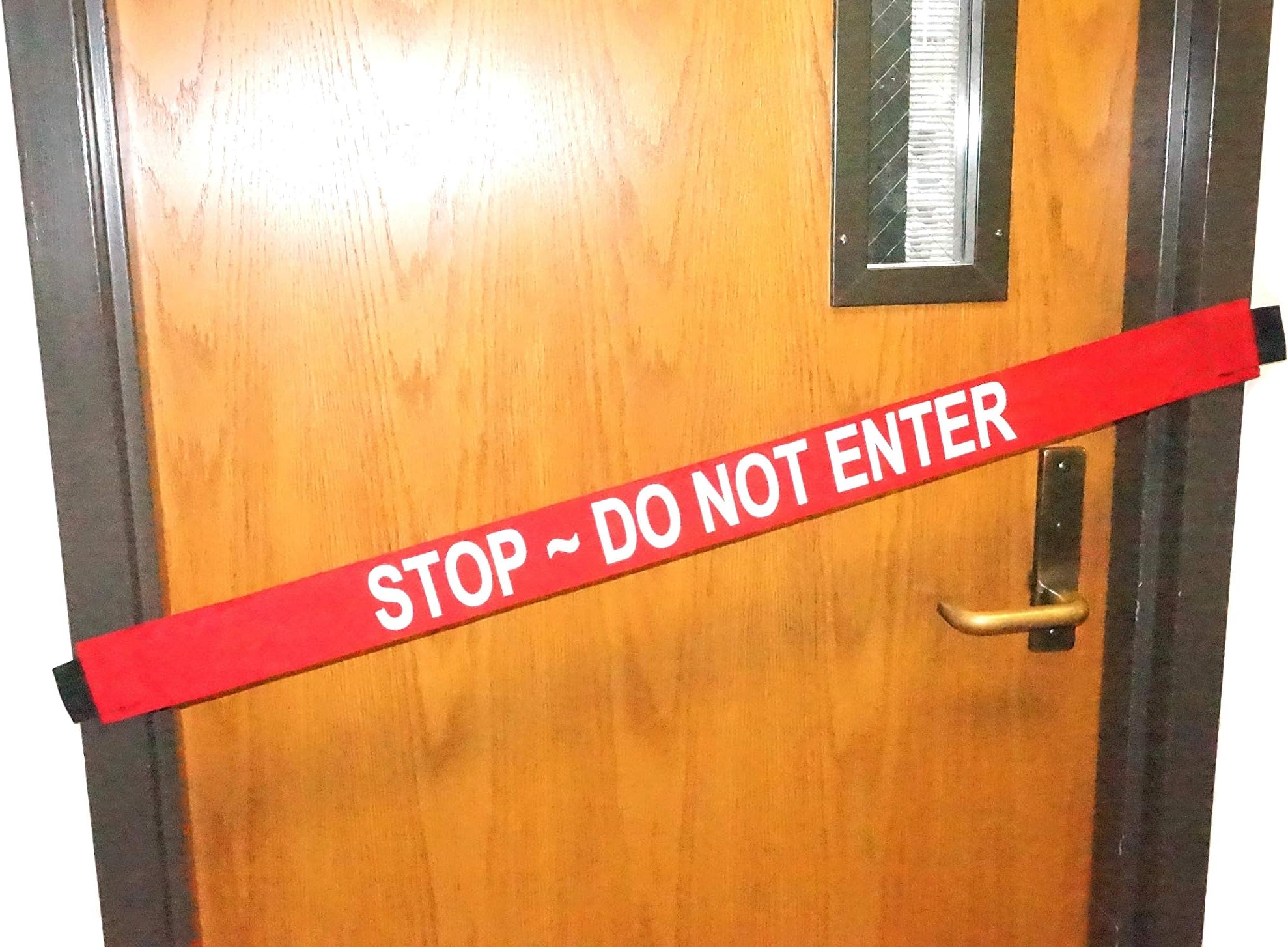 Amazon.com: Secure (3 Pack) Door Guard Safety Banner, 50" Width ...