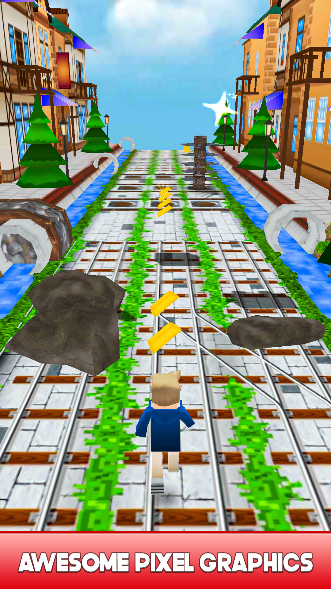 Pixel Craft Runner 3D: Block Dash, Parkour & Adventure Game ...