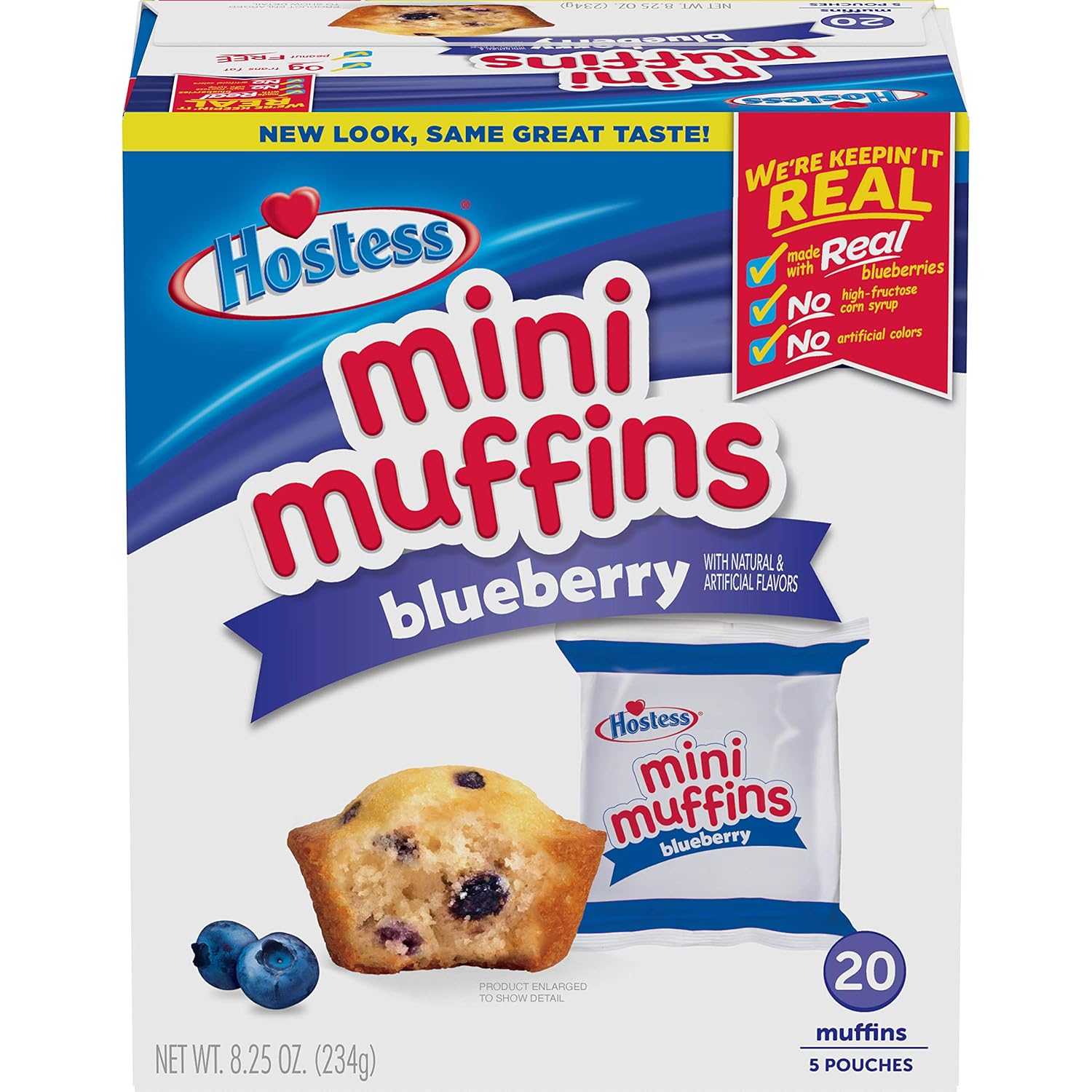 Amazon.com: Blueberry Mini Muffins Multipack, 8.25oz : Grocery ...