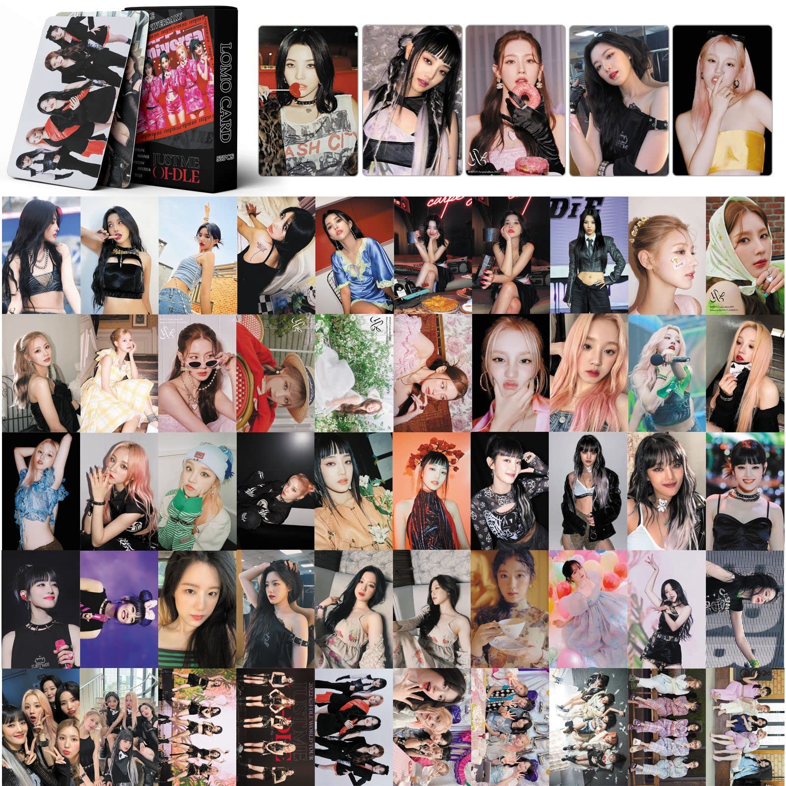 Buy Goodern 55 Pcs (G)I-DLE Lomo Cards New Album (G)I-DLE 2022 Season's ...