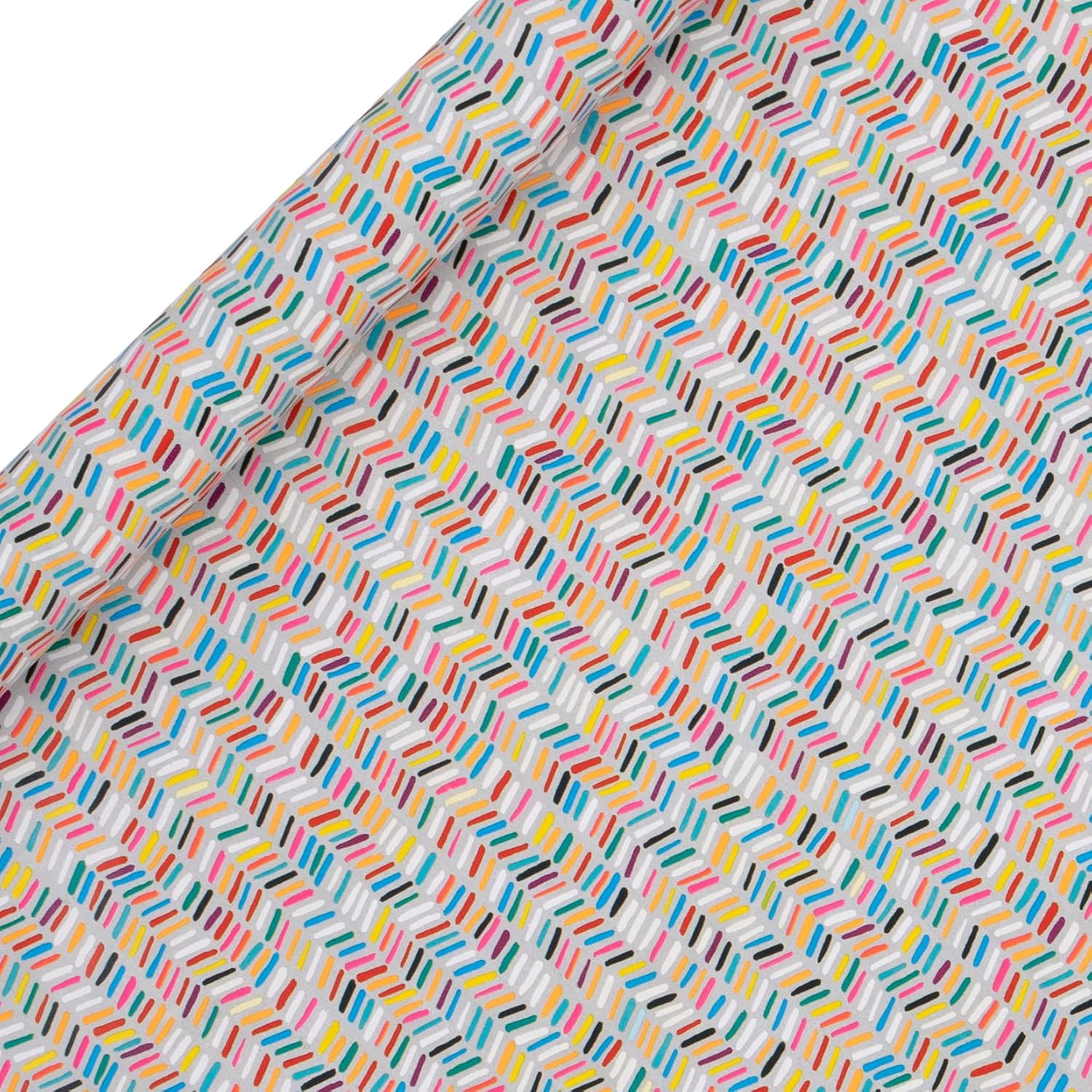 Glick Luxury Roll Wrap, Dashes Happy Birthday Wrapping Paper, Perfect ...