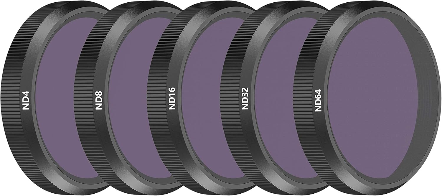 Skyreat ND Filters Set for Autel Evo II 6K 5PACK-(ND4 ND8 ND16 ND32 ...