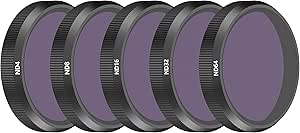 Skyreat ND Filters Set for Autel Evo II 6K 5PACK-(ND4 ND8 ND16 ND32 ...