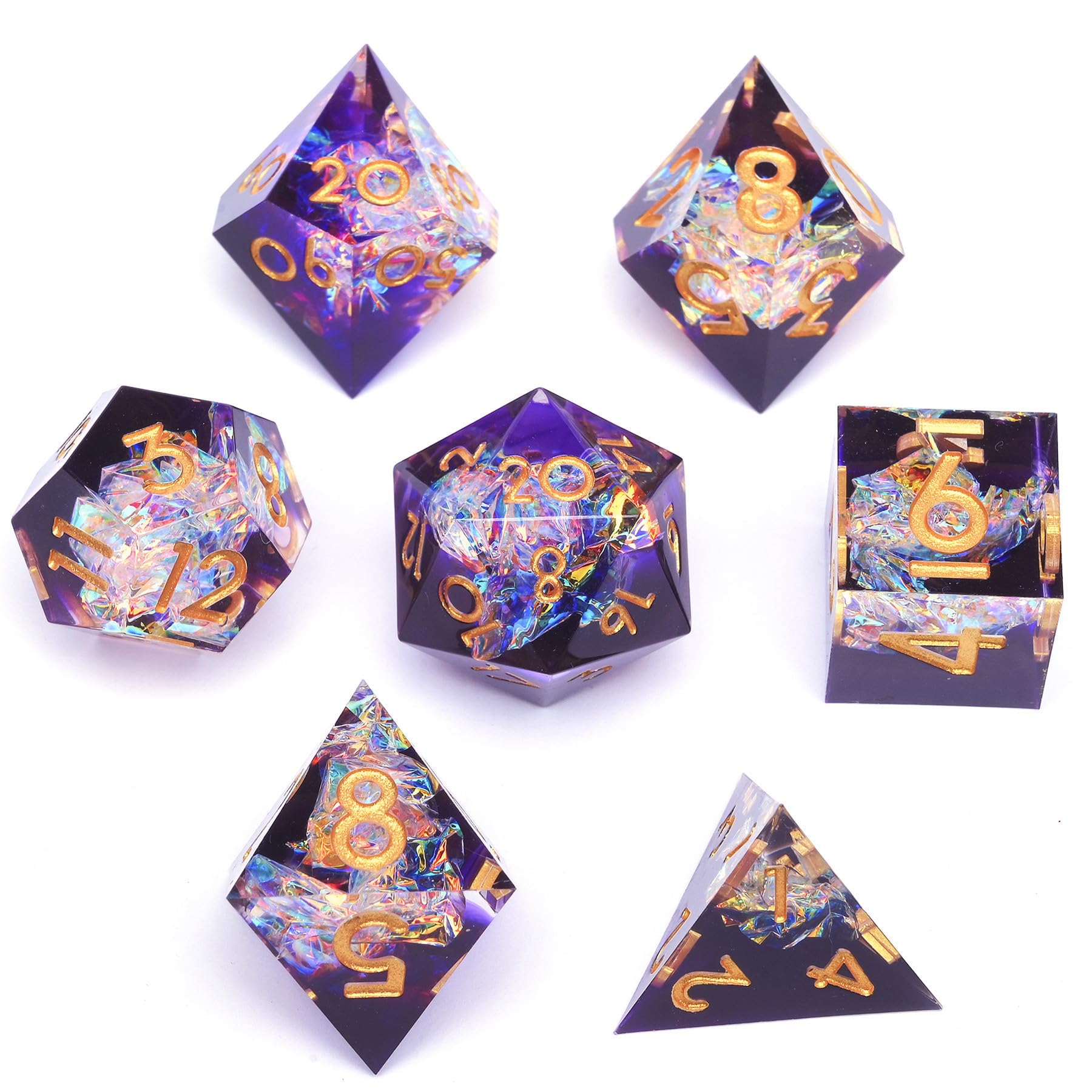 Snapklik.com : Resin Dice DND Set, Dungeons And Dragons 7 Piece ...
