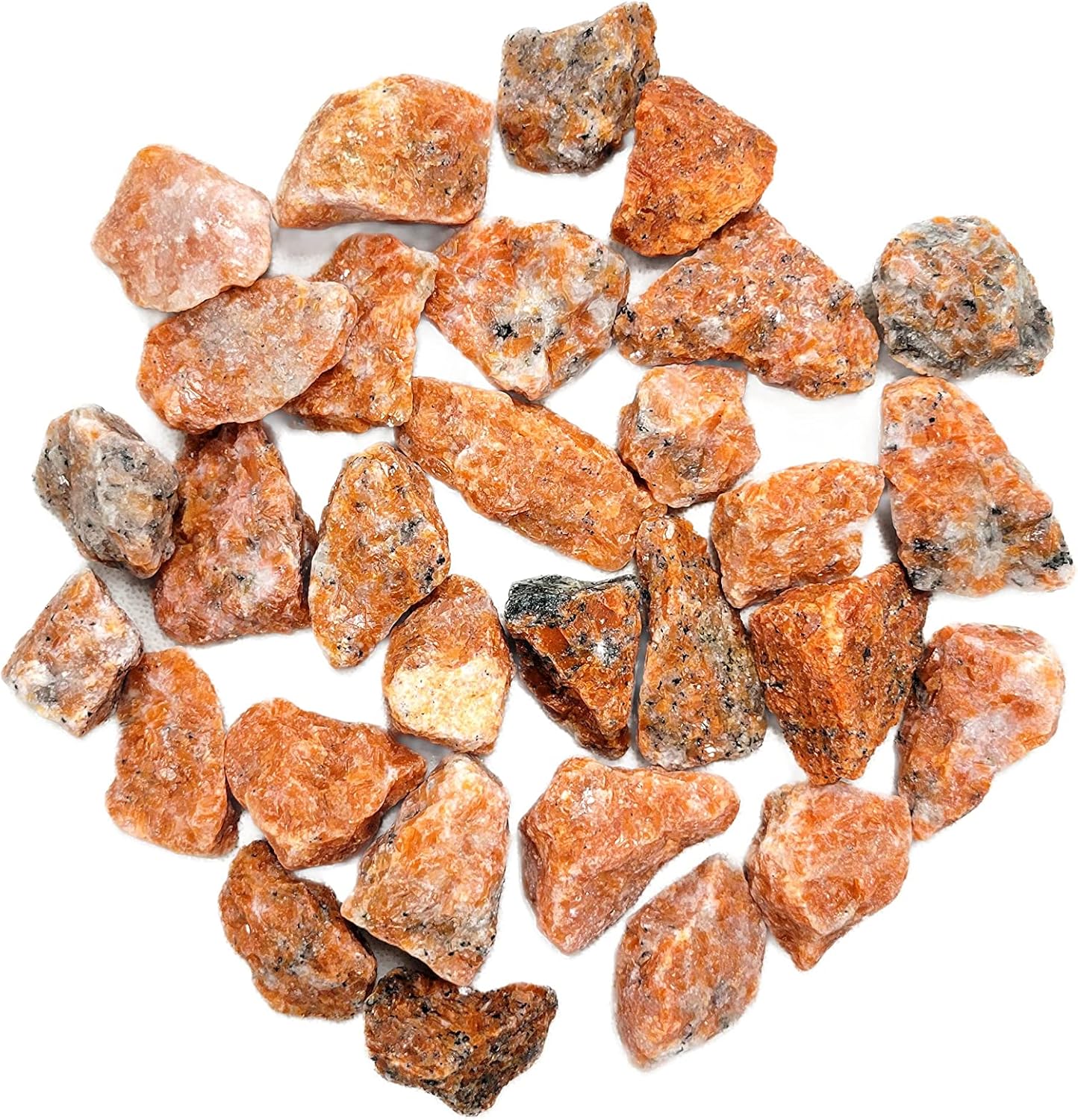 Amazon.com: 1/2 LB Orange Calcite Crystals - Bulk Orange Calcite Rough ...