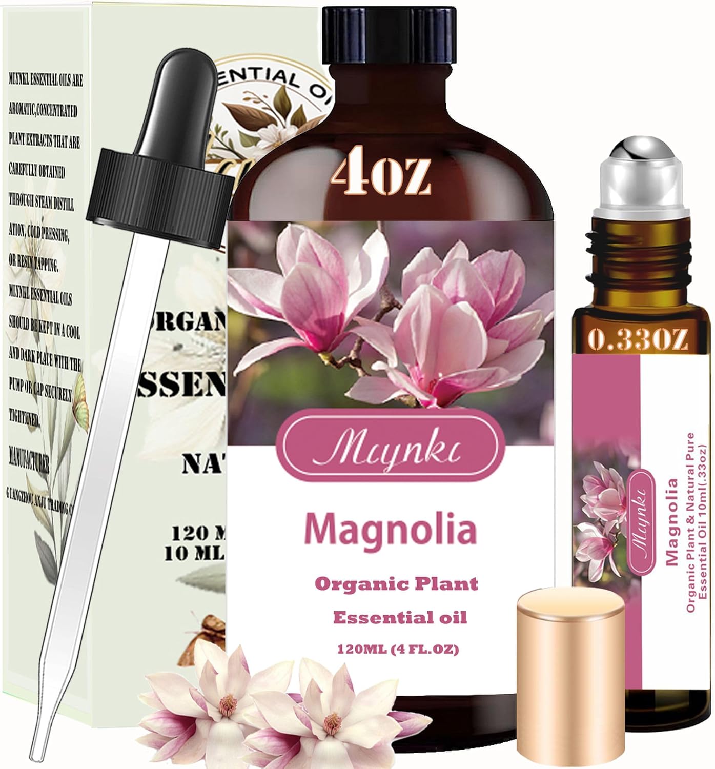 Amazon.com: Magnolia Essential Oil - Magnolia Oil 4 Fl Oz & Magnolia ...