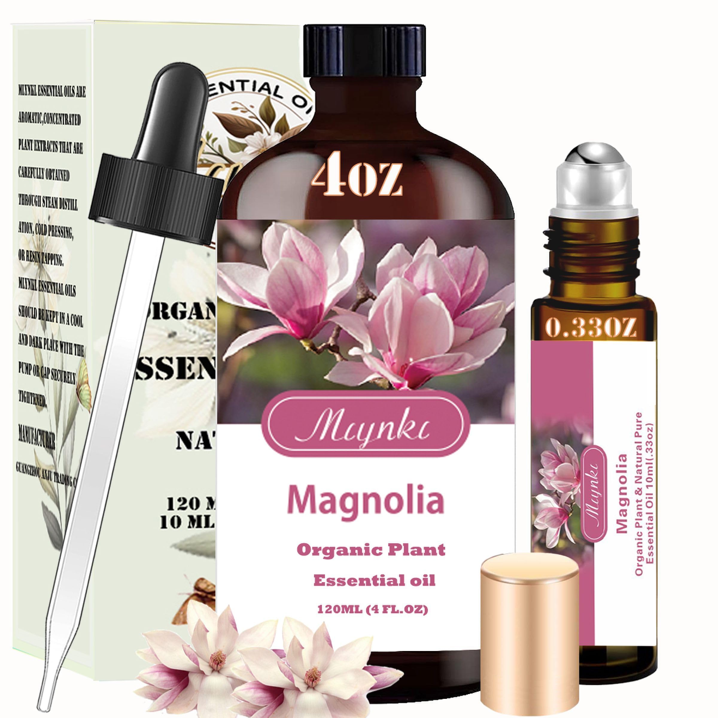 Amazon.com: Magnolia Essential Oil - Magnolia Oil 4 Fl Oz & Magnolia ...