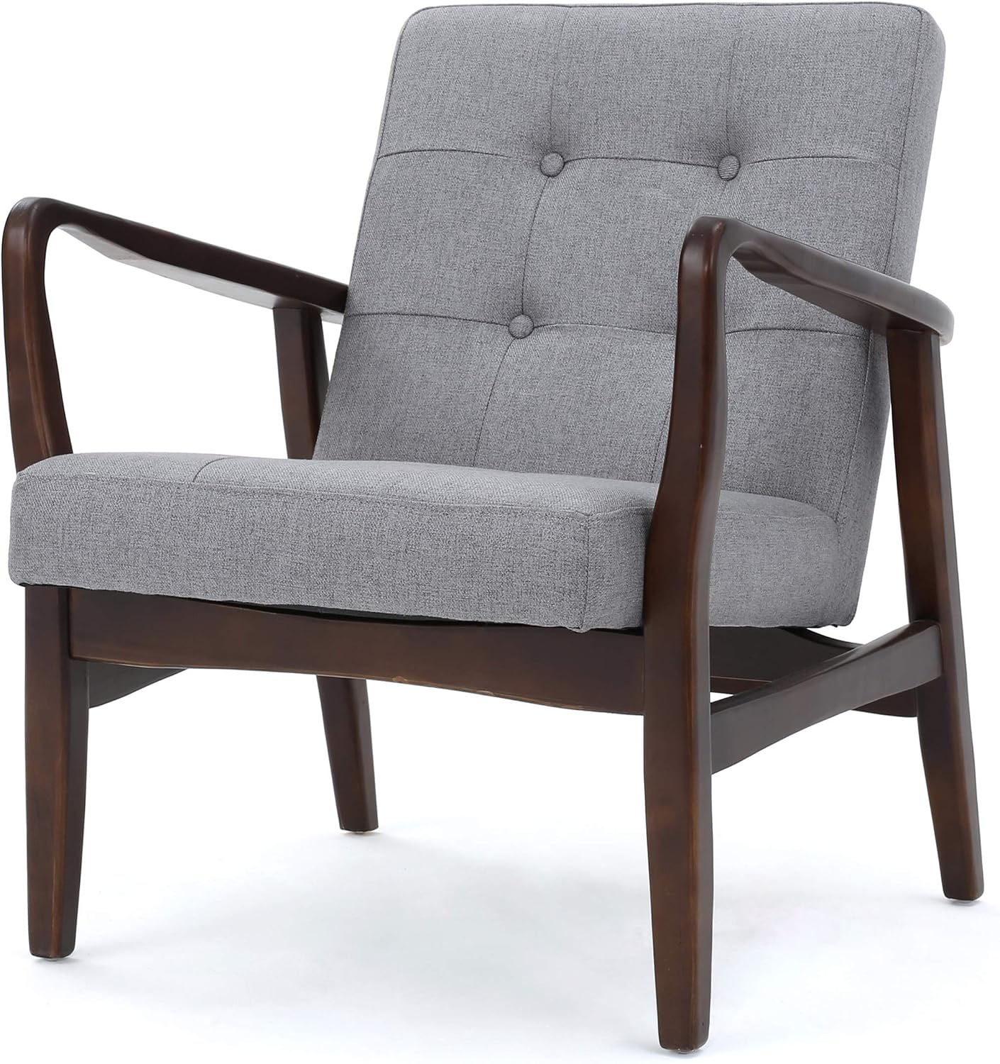 Amazon.com: Christopher Knight Home Brayden Fabric Club Chair, Grey ...