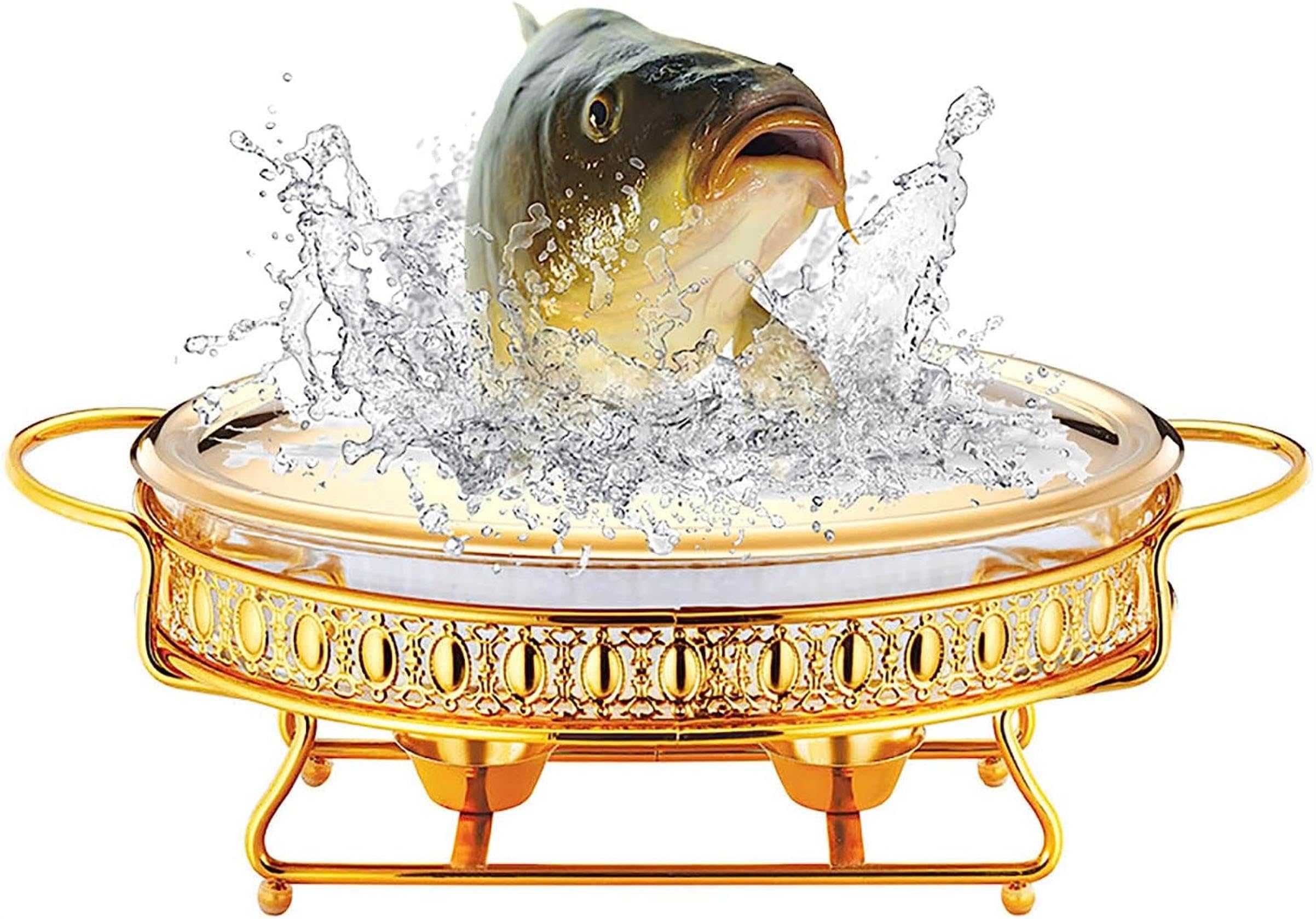 Buy KFJZGZZ Stainless Steel Buffet Hot Pot Alcohol Stove, Restaurant ...