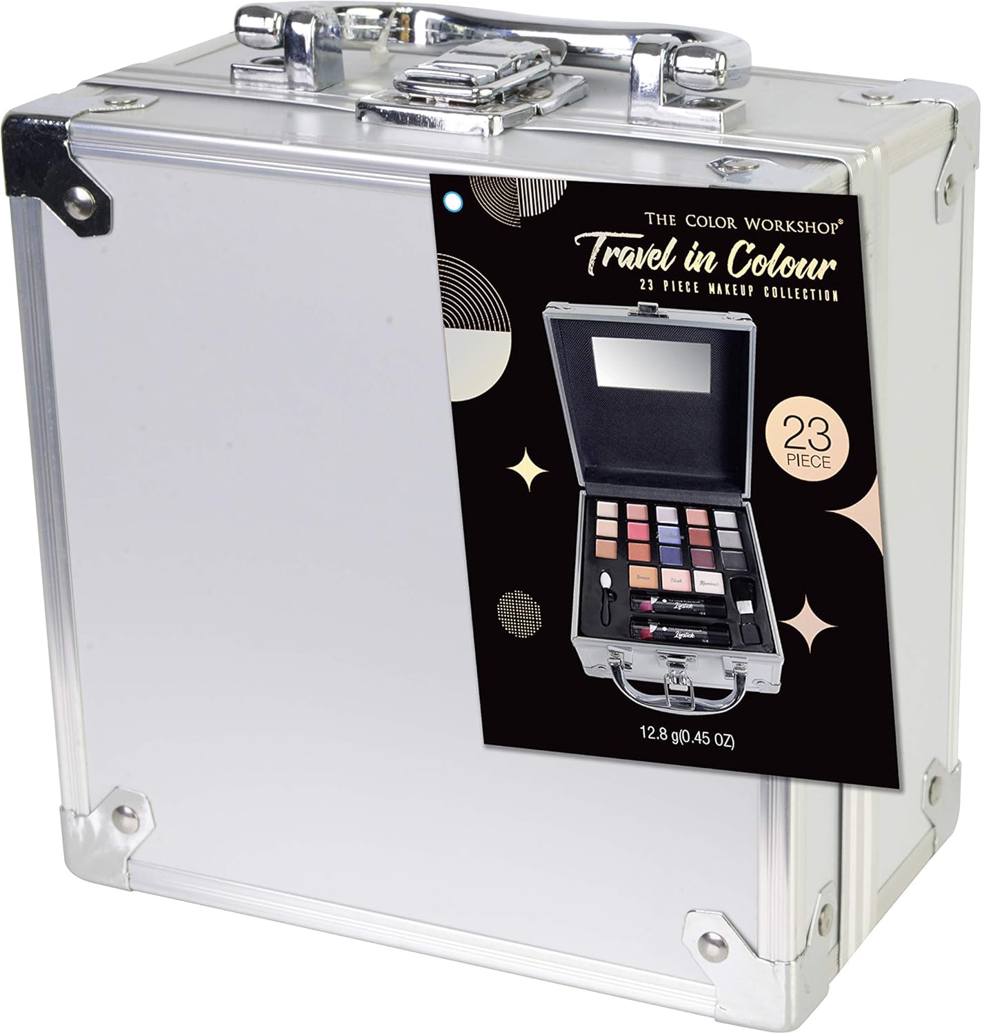 The Color Workshop, Travel in Colour Makeup Case, 23 Piece Make up Kit ...