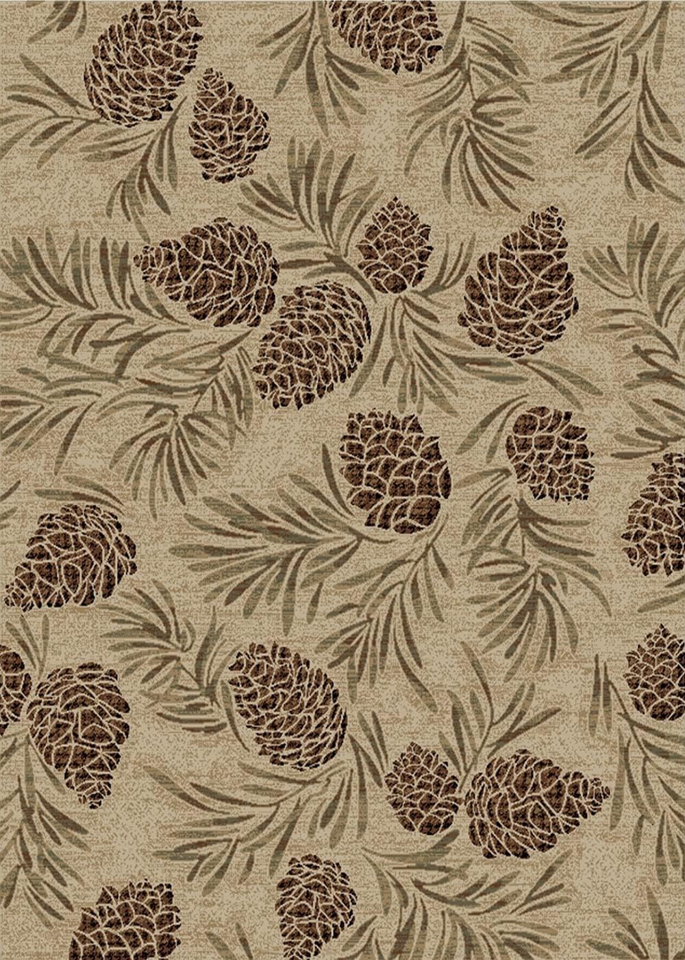 Amazon.com: Park Designs Pinecone Hooked Rug Runner, 24 x 72 : Home ...
