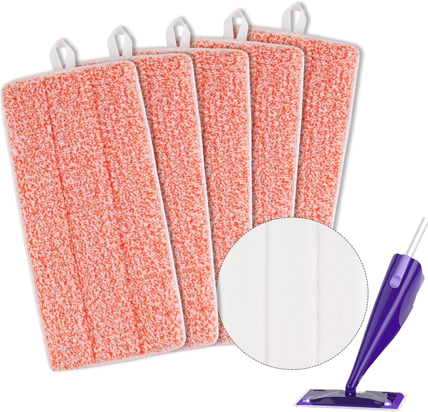 Amazon.com: Reusable Heavy Scrub Pads Compatible with Swiffer Wet Jet ...