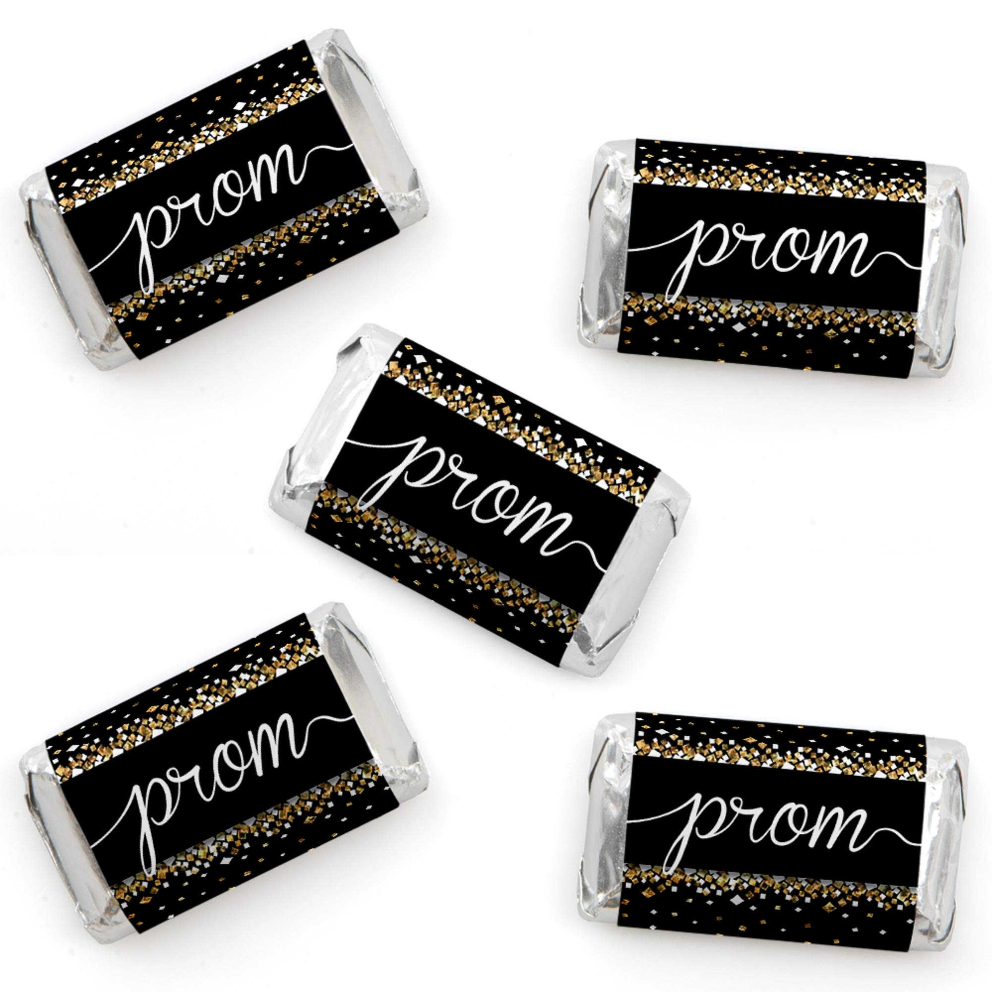 Amazon.com: Big Dot of Happiness Prom - Mini Candy Bar Wrapper Stickers ...