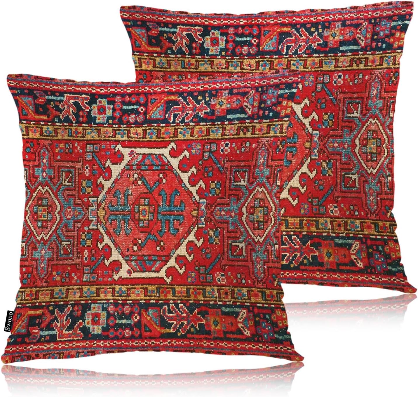 Amazon.com: HOME WIBE Geometric Bohemian Kilim Moroccan Cotton Vintage ...
