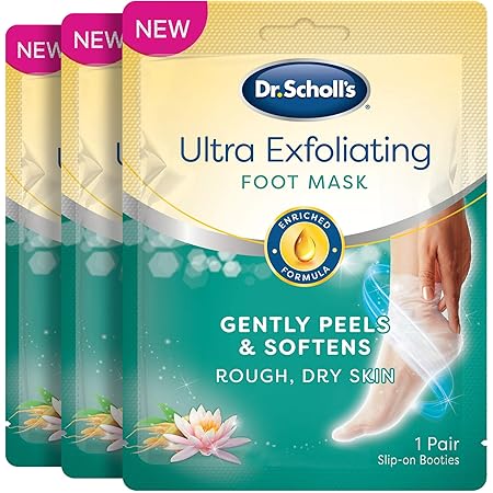 Amazon.com: Dr. Scholl's Dry, Cracked Skin Ultra-Hydrating Foot Mask, Intensely Moisturizes ...