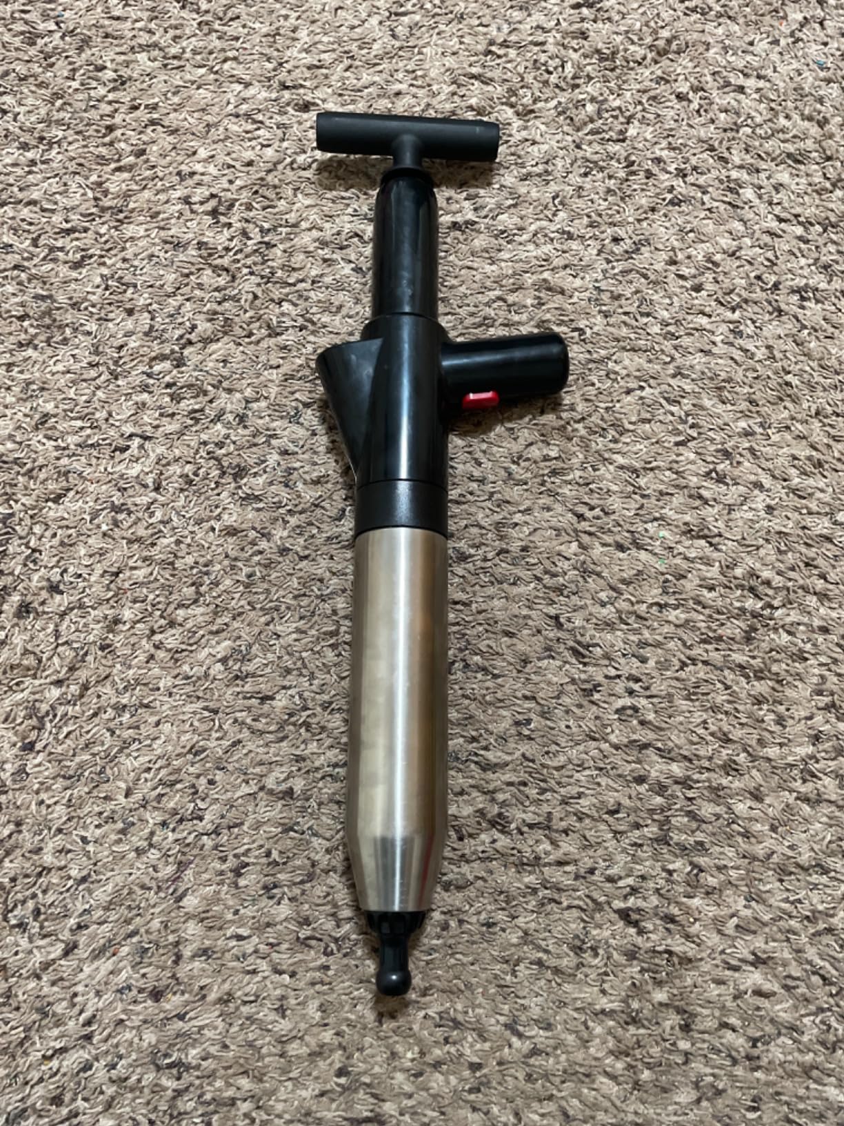 Toilet Plunger, High Pressure Air Drain Blaster Gun, Stainless Steel ...