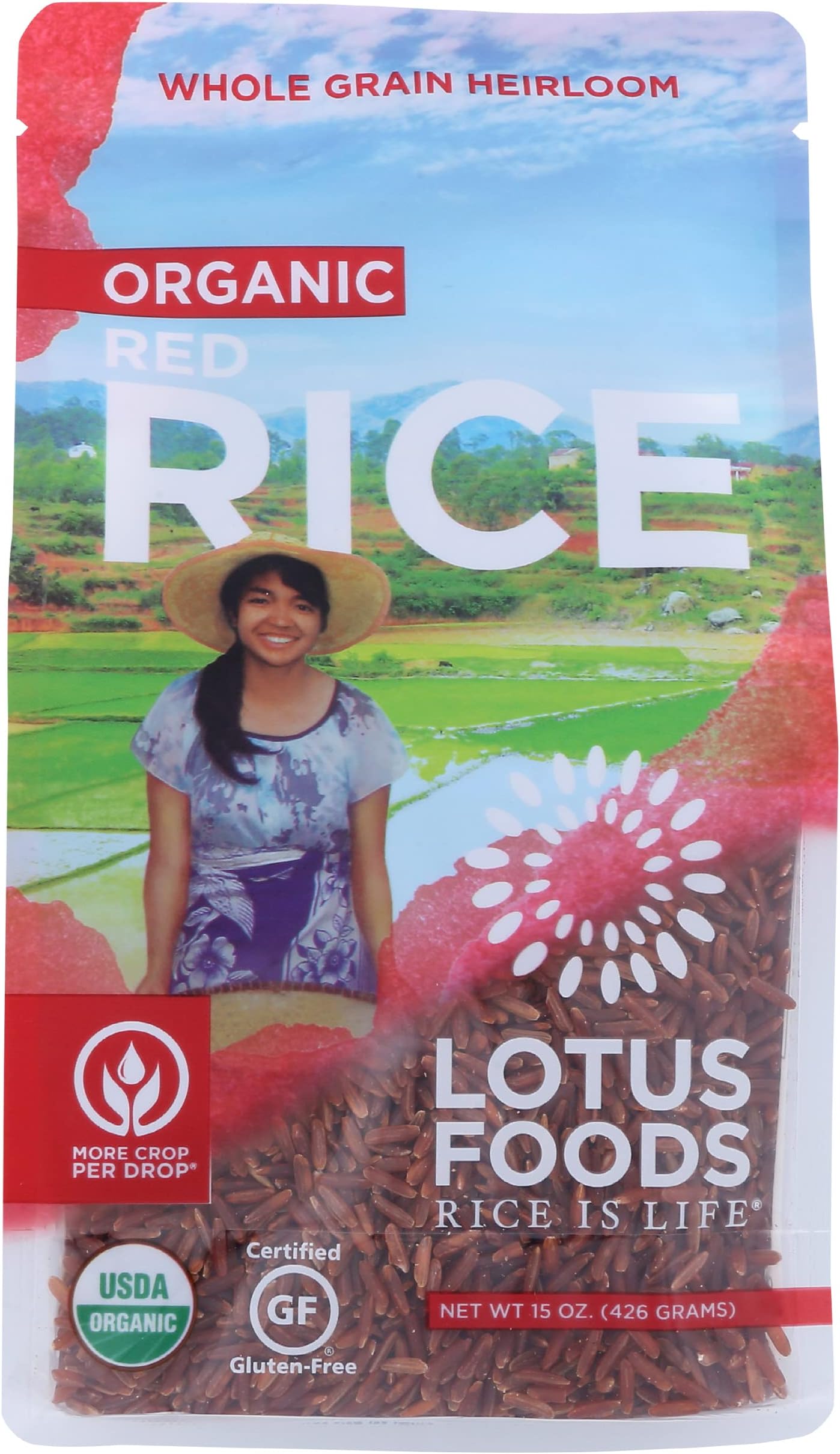 Amazon.com : Lotus Foods, Organic Forbidden Rice, 15oz : Dried Grains ...