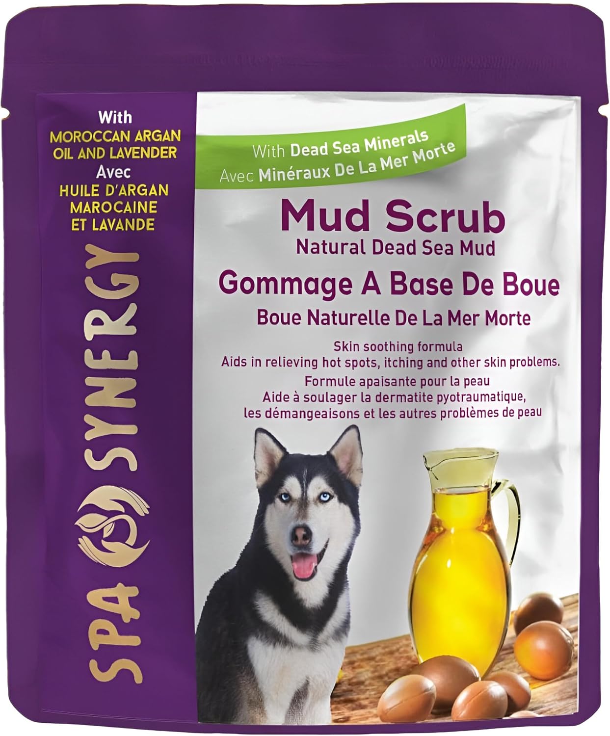 Amazon.com: SPA SYNERGY Dead Sea Mud Scrub for Dog with Natural Mineral ...