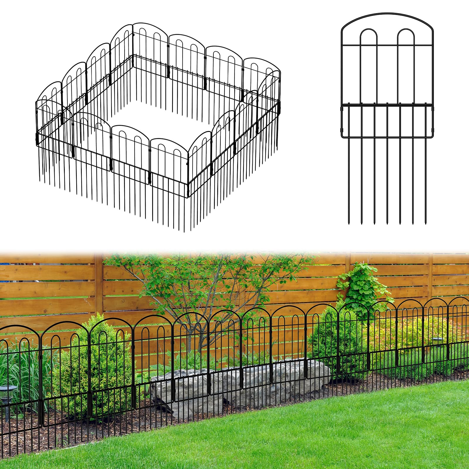 Decorative Wire Fences Decorative Garden Fence Panels No Dig Fencing