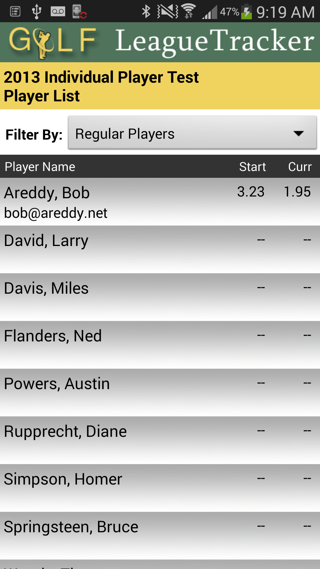 Golf League Tracker - App on Amazon Appstore