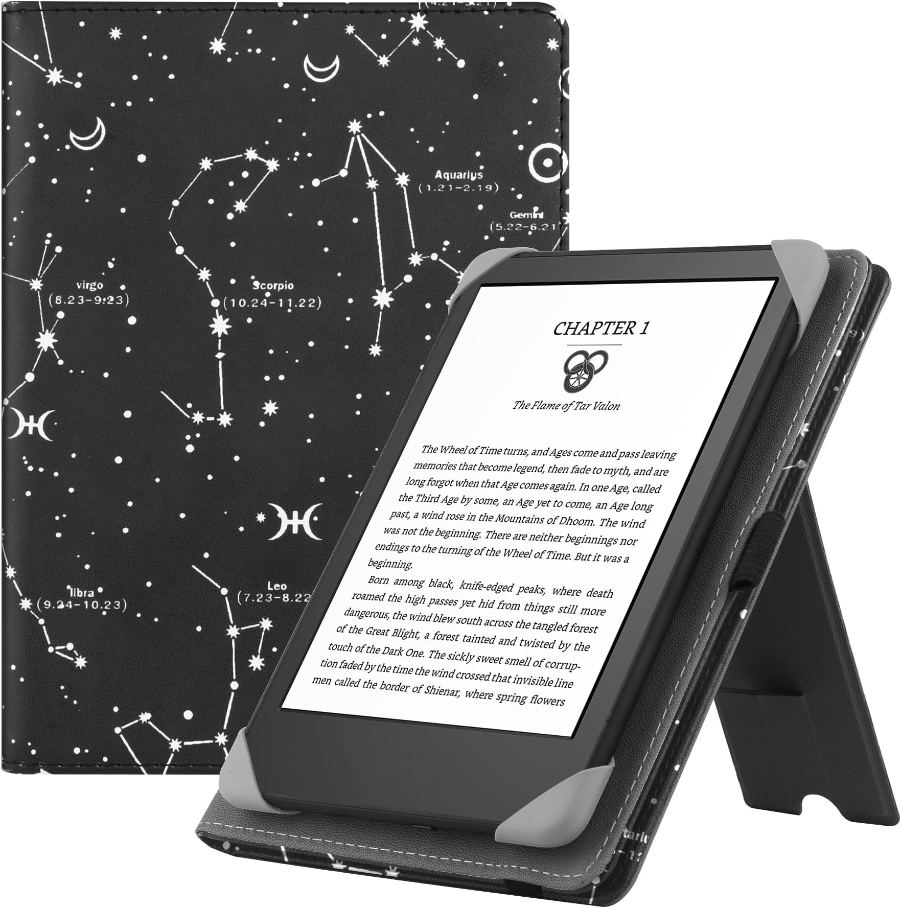 Amazon.com: HGWALP Universal Case for 6" eReaders, Folio Leather Stand ...
