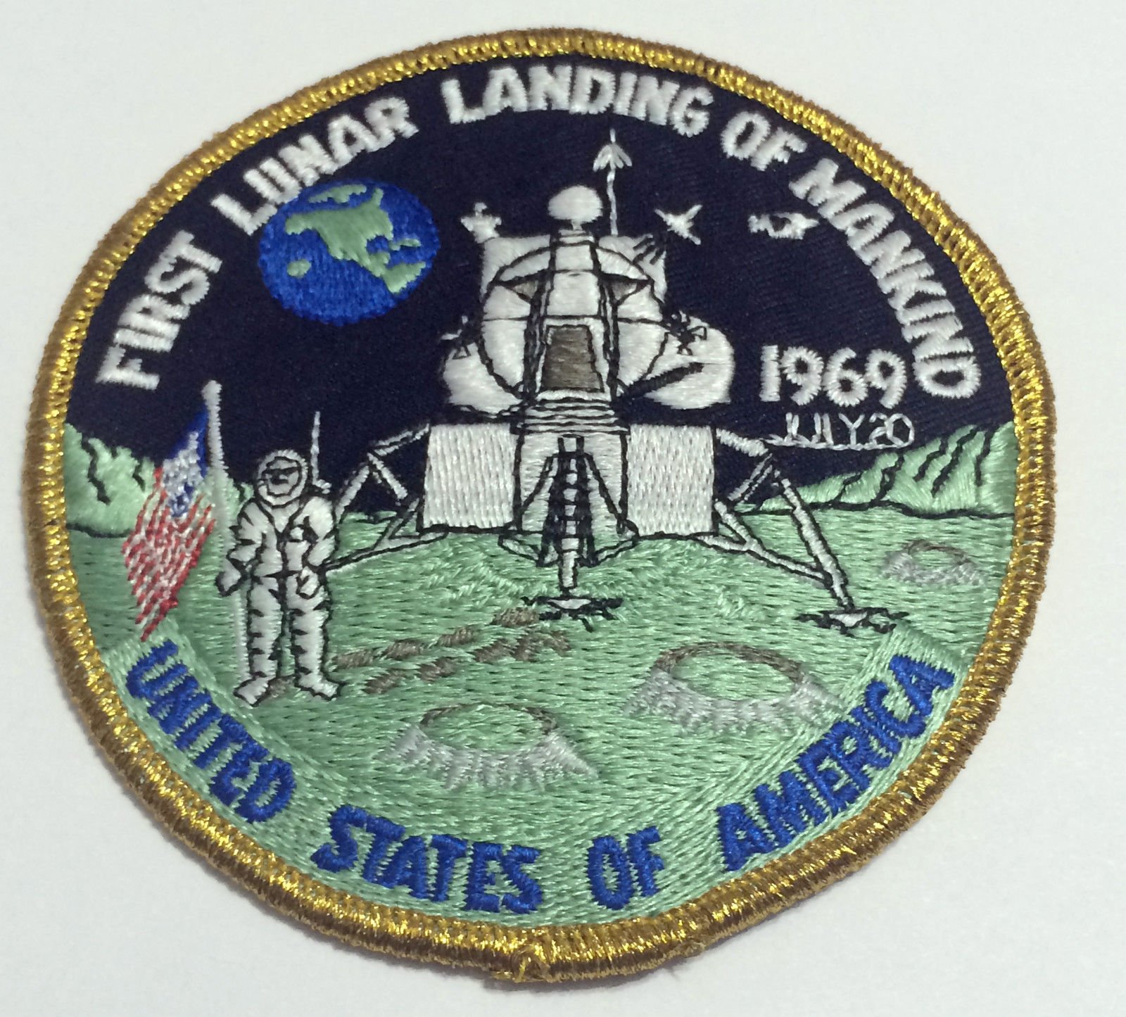 1969 Nasa Patches