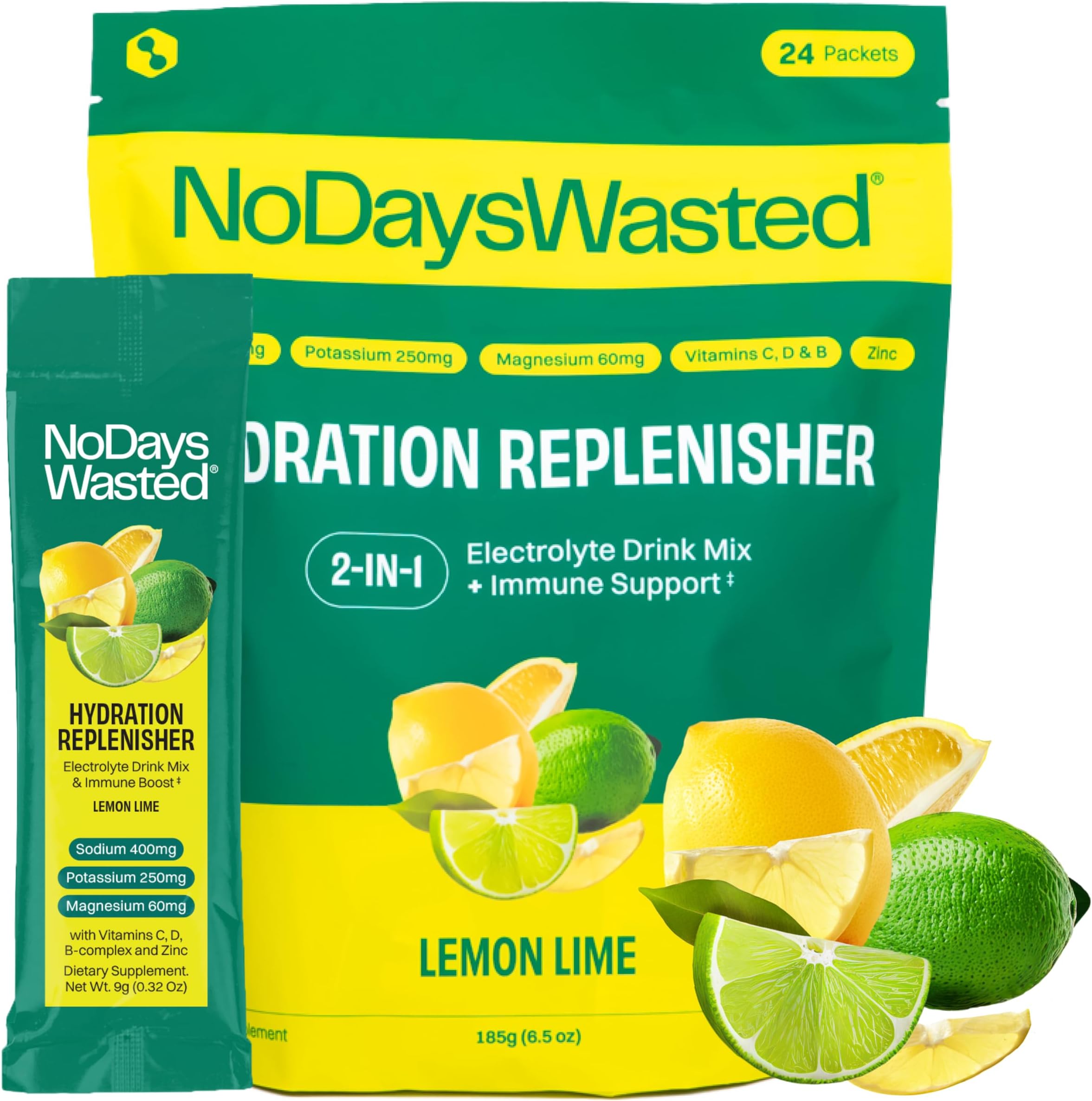 Amazon.com: No Days Wasted Hydration Replenisher Electrolyte ...