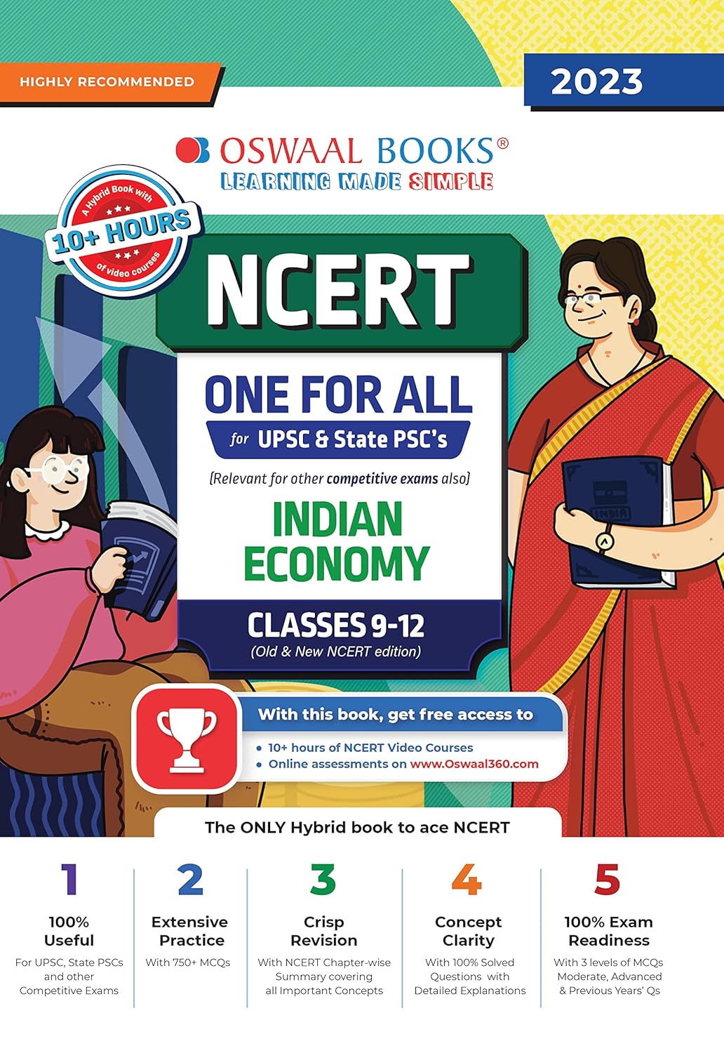 Amazon.com: Oswaal NCERT One For All for UPSC & State PSC's Indian ...