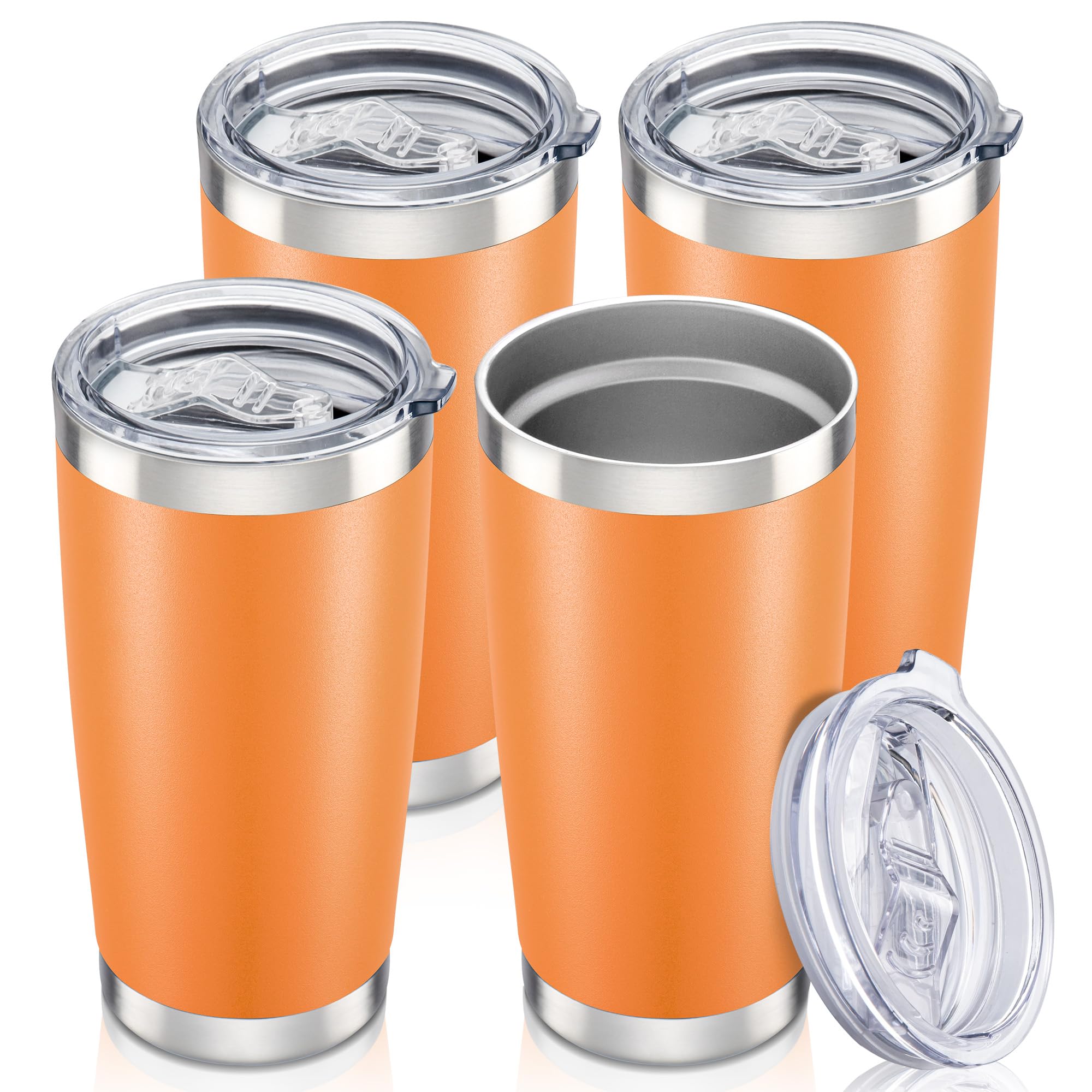 Amazon.com | Orebigo 20 oz Tumbler with Lid Stainless Steel Insulated ...