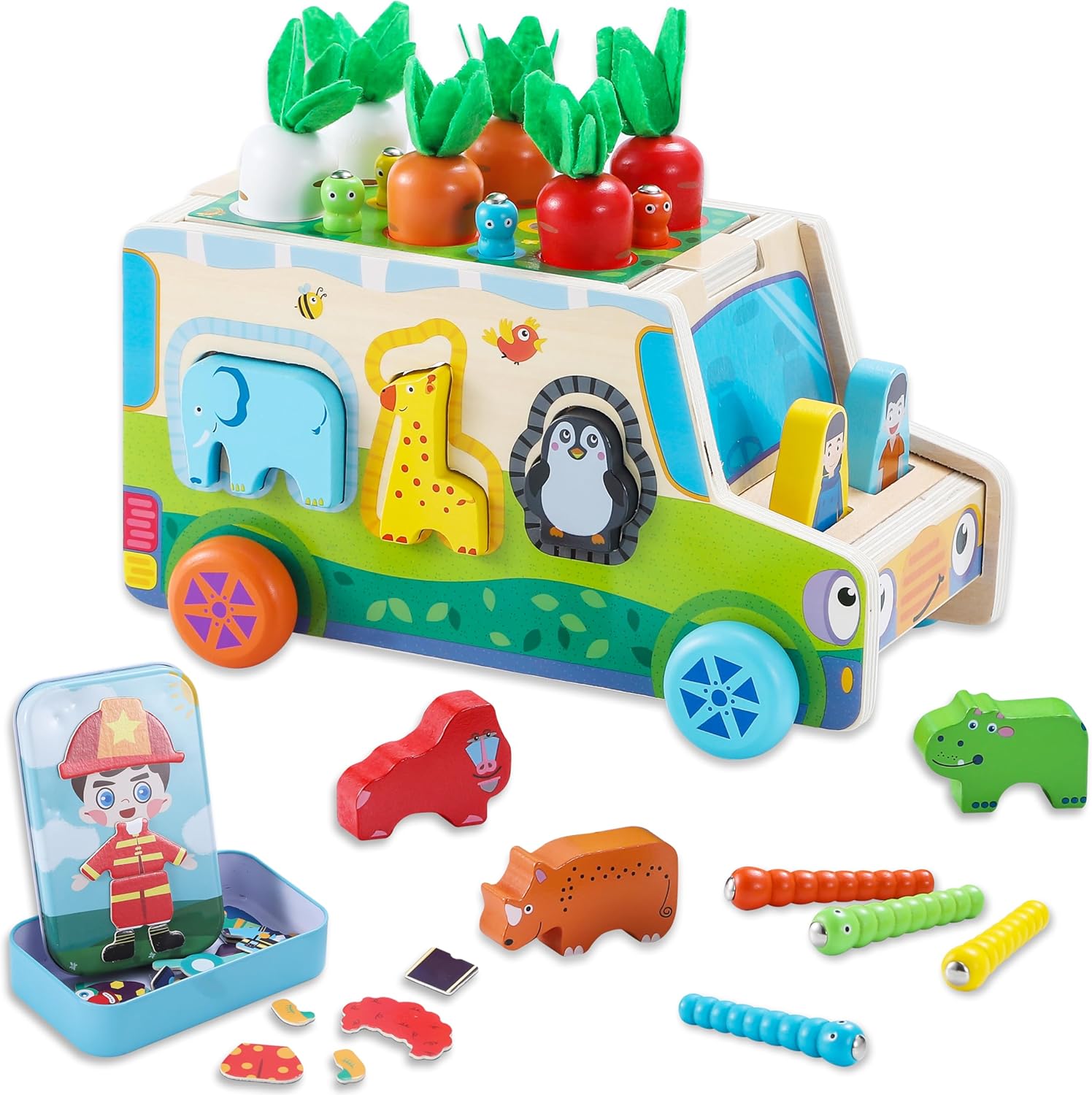 Freekite Montessori Jouets Bois Bébé, Jeu Éducatif Sensoriel Enfant ...