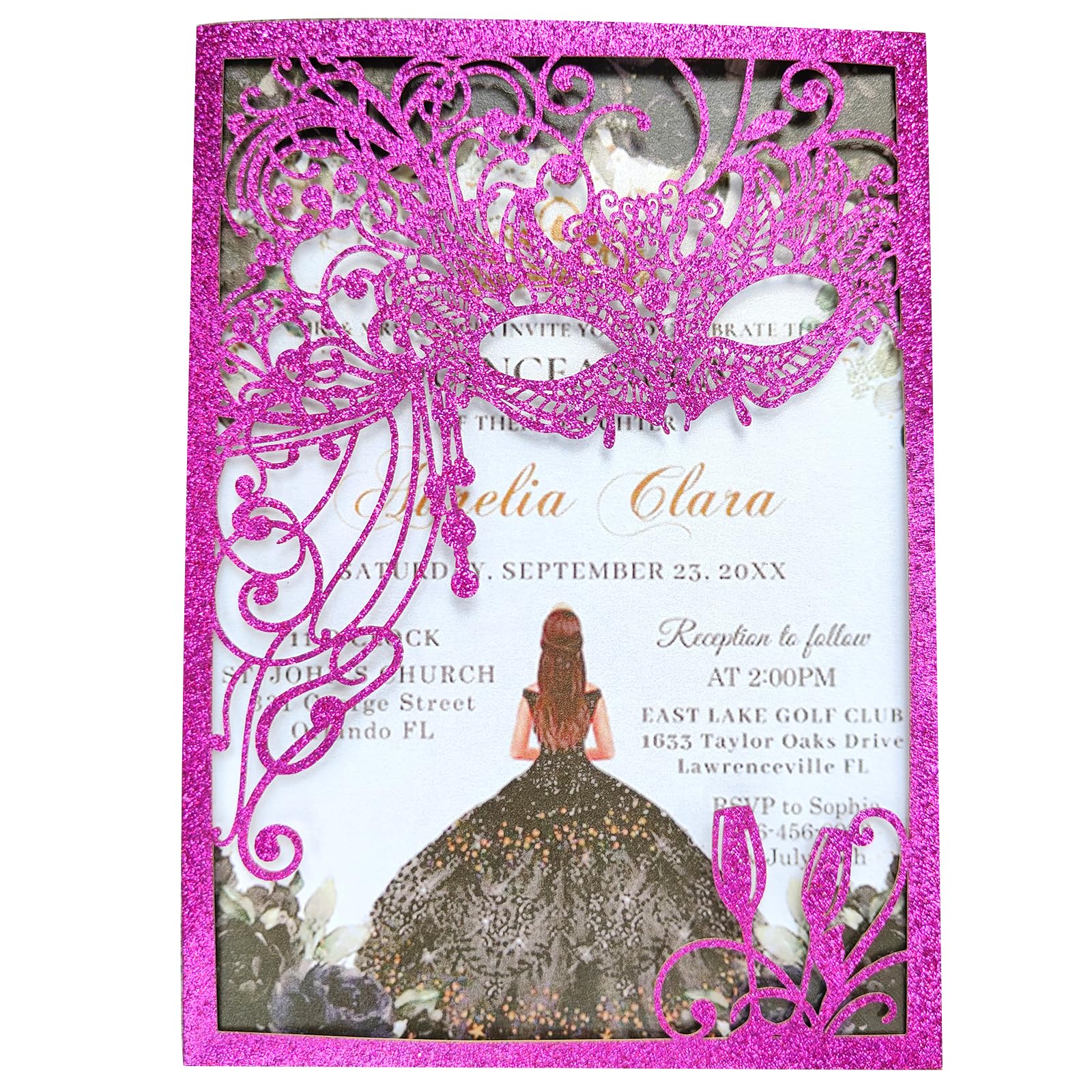 Masquerade Sweet 16 Invitation Wording Free Printable, Customizable