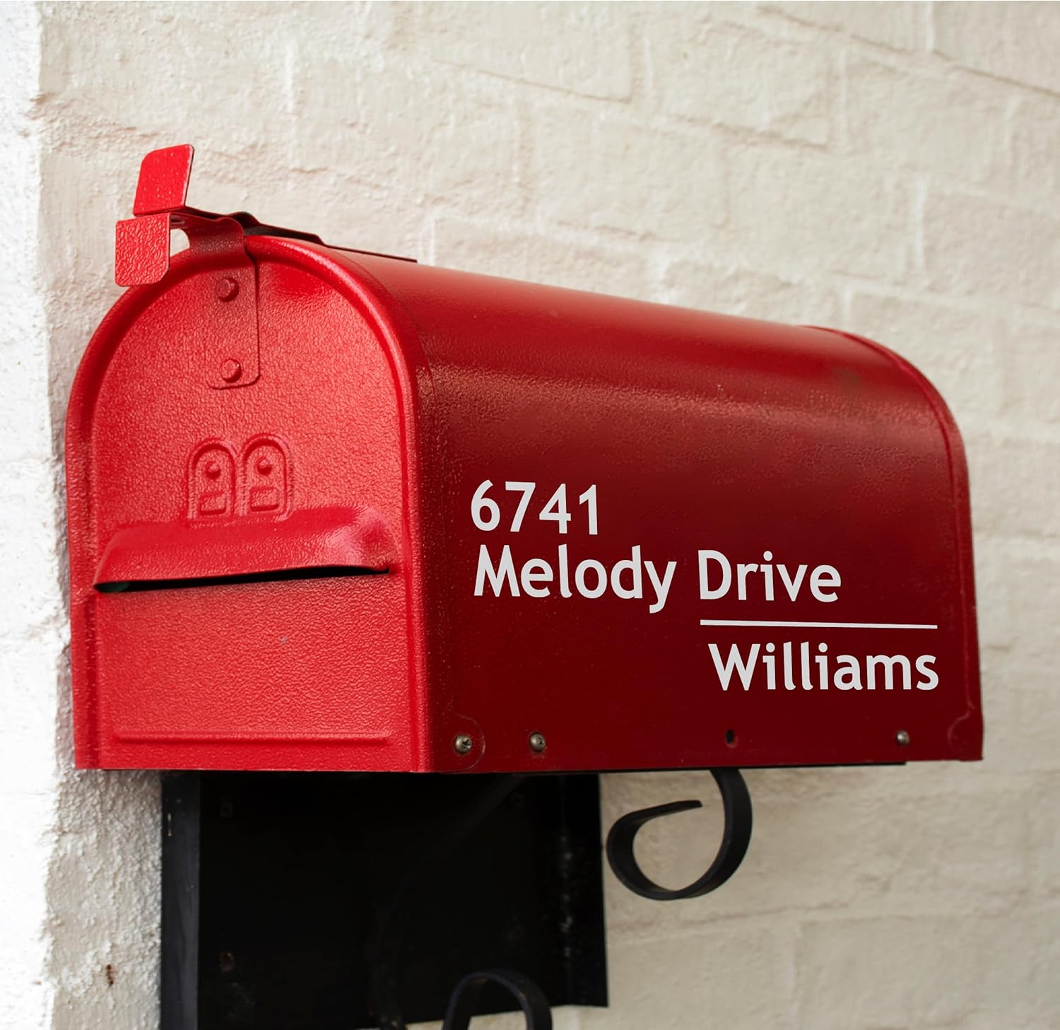 Amazon.com: Personalized Mailbox Adress Decal - Custom Stickers with ...