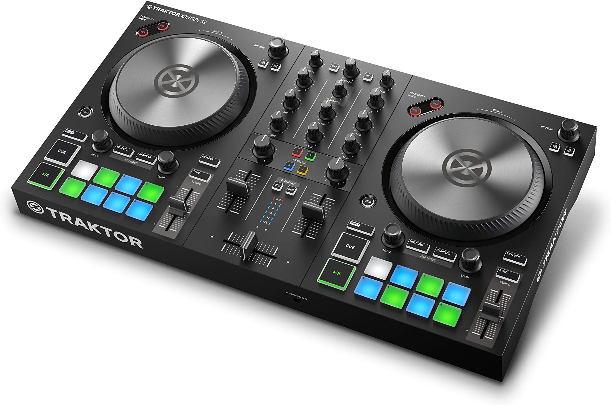 Amazon.com: Native Instruments Traktor Kontrol S2 MK2 DJ Controller ...