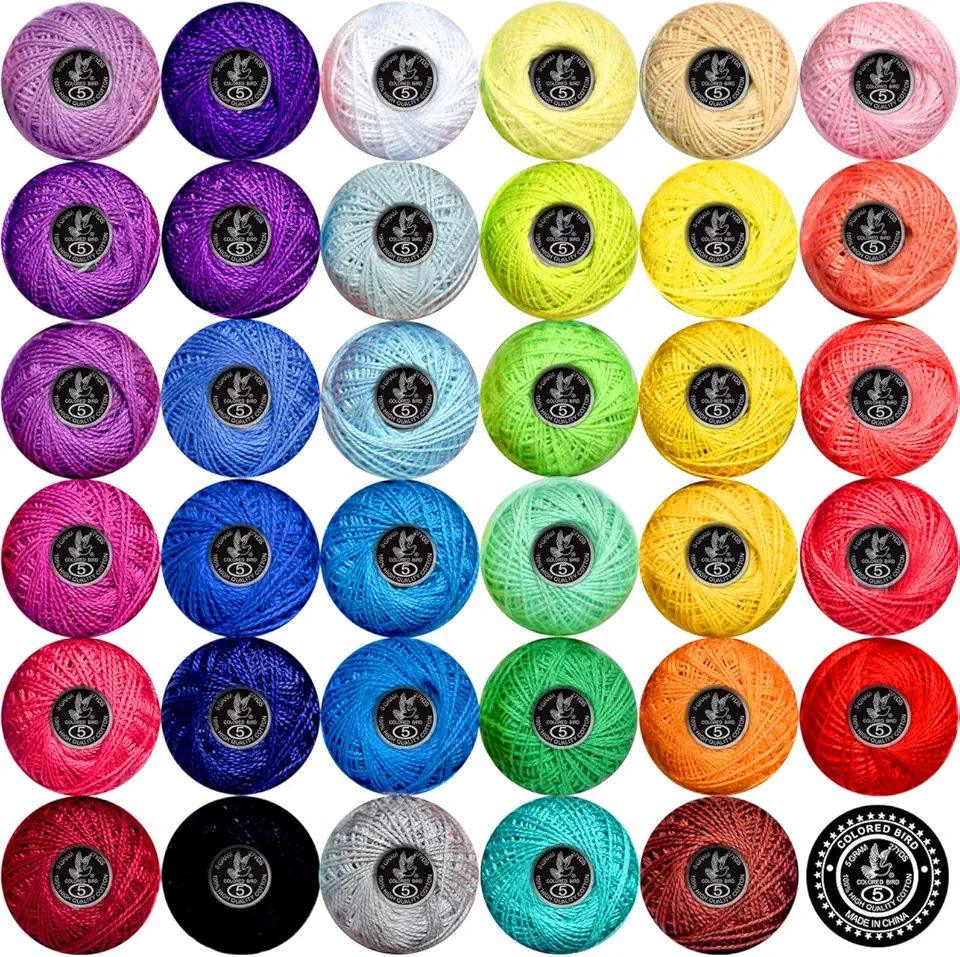 Cotton Crochet: Primary Variegated Colors | CyCrochet