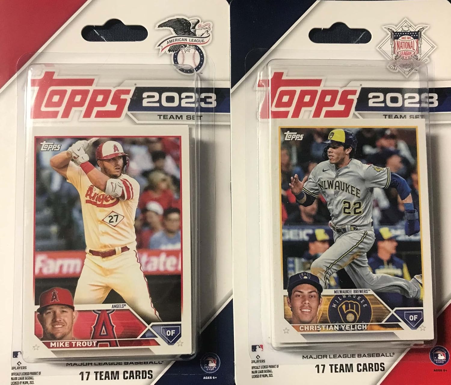 Amazon.com: Topps 2023 American and National League Superstars 34 Card ...