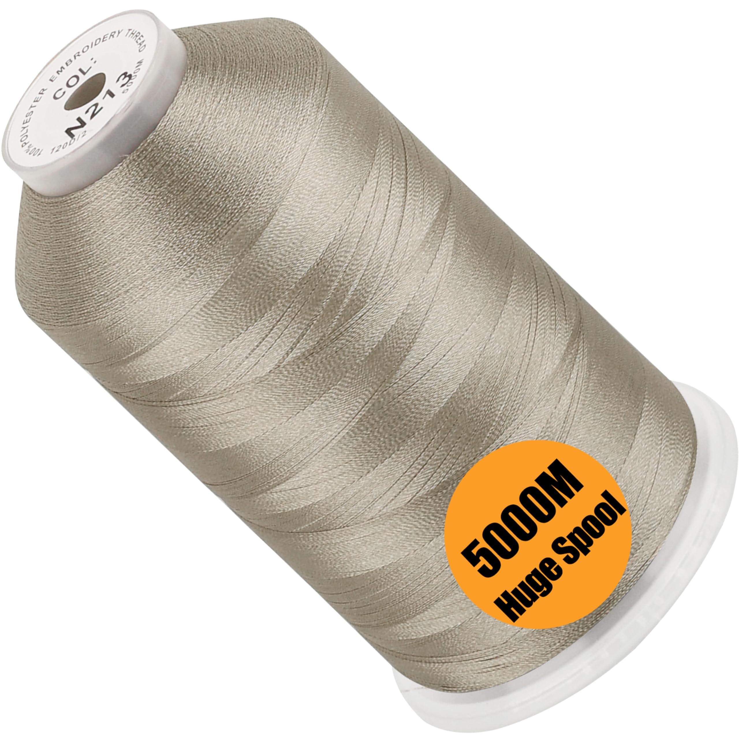 Amazon.com: New brothread - Single Huge Spool 5000M Each Polyester Embroidery Machine Thread ...
