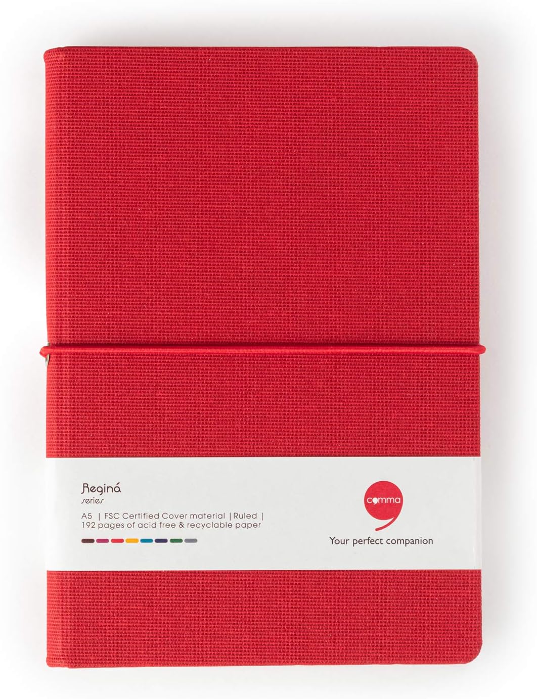 COMMA Artisan | A5 Size | Checks Hard Bound Notebook with Ribbon ...
