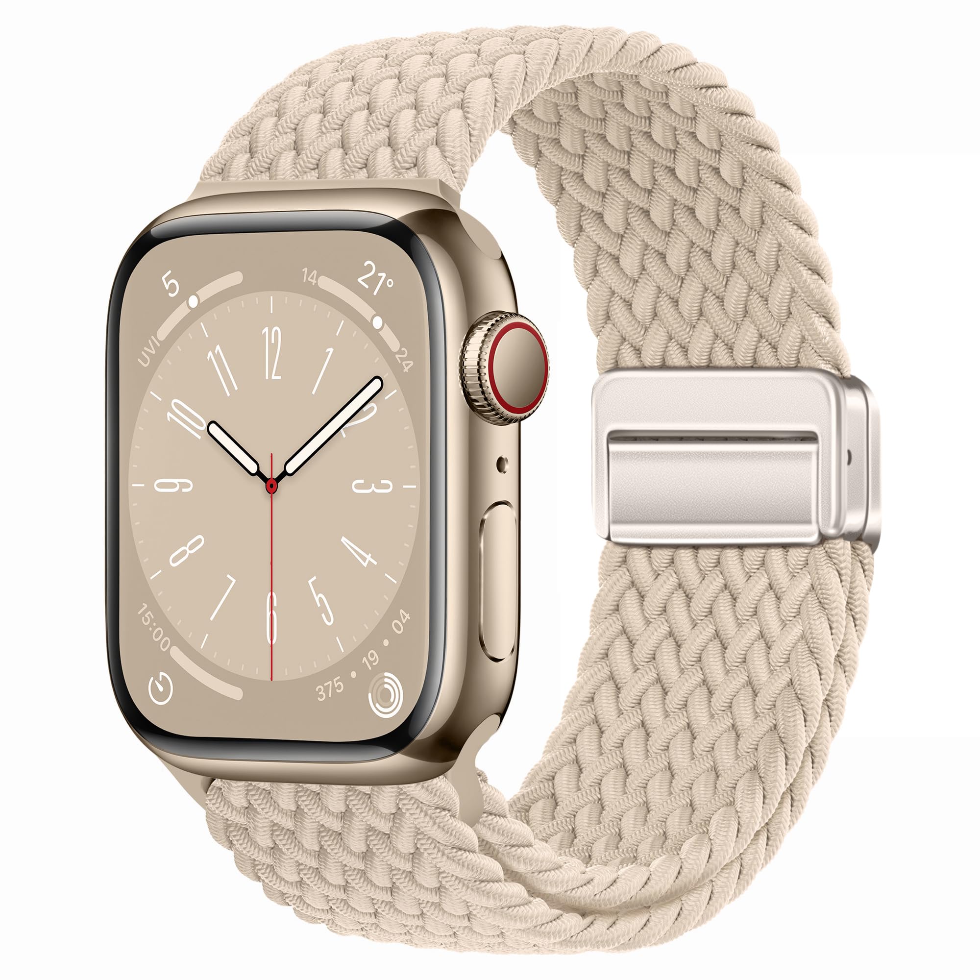 Amazon.com: Nylon Sport Loop Watch Bands Compatible with Apple Watch ...