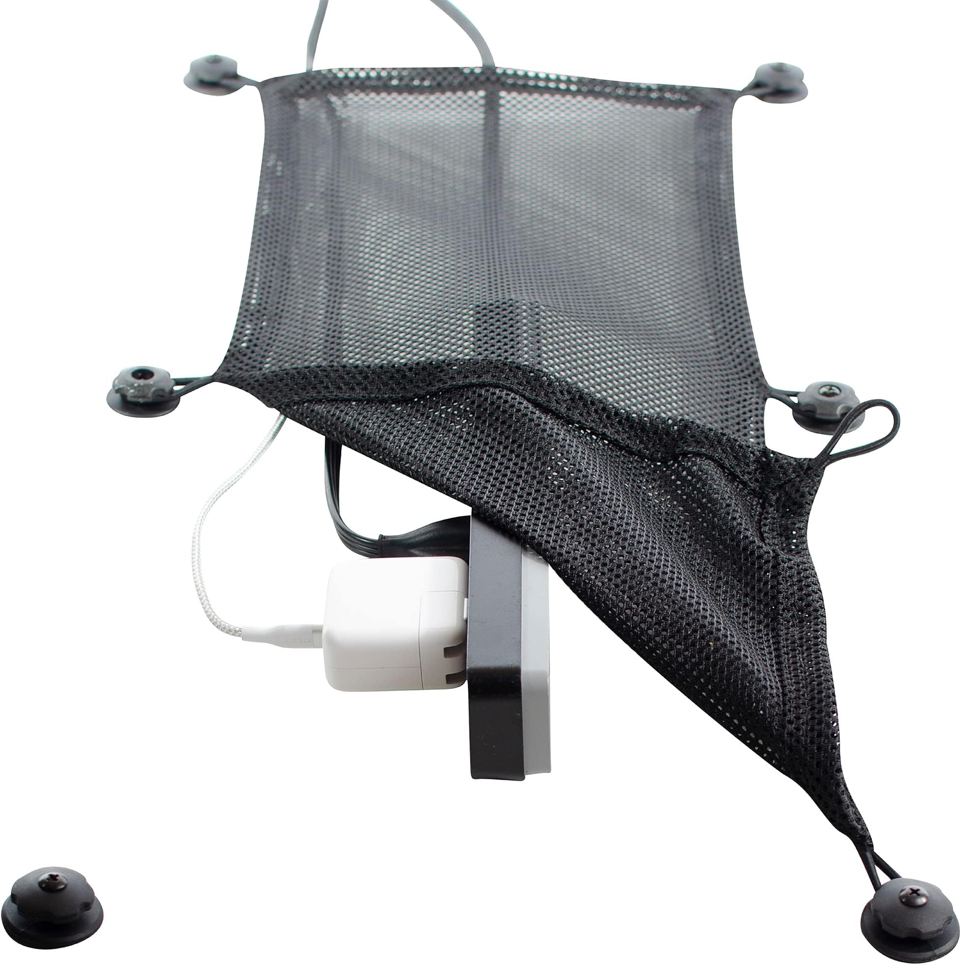 FIXABE Cable Management Net Under Desk – Premium Cable Organizer Desk ...