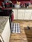 Amazon.com: MAYHMYO Buffalo Plaid Kitchen Mat Set of 2 Farmhouse Black ...