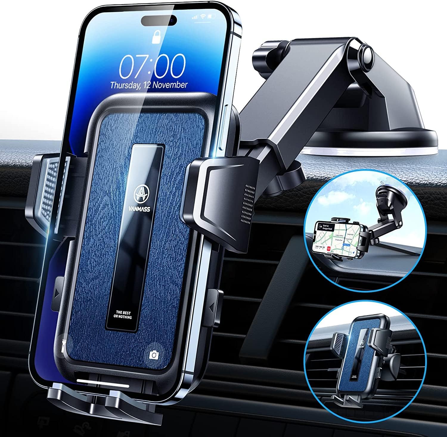 ARKON SM614 Auto – Mobile Phone Holder, Tablet/UMPC, Car, Passive ...
