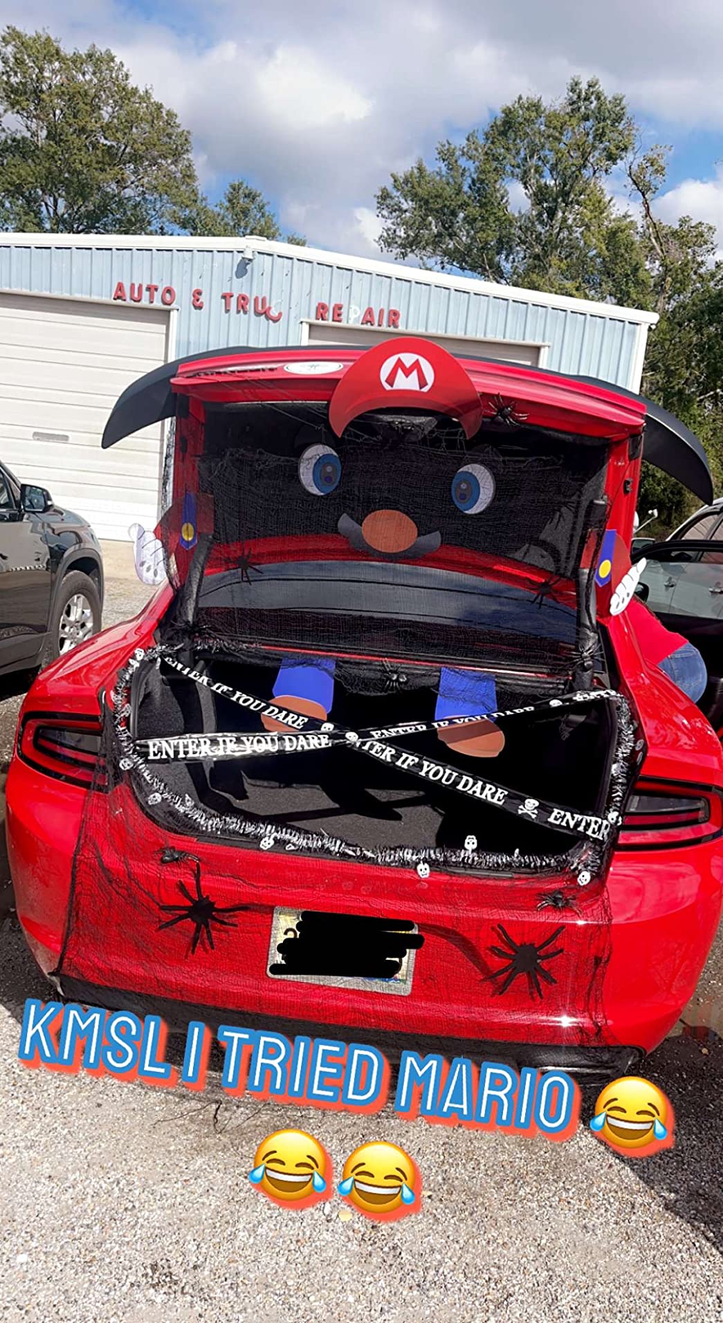 Amazon.com : DASDSA Halloween Ma-Rio Trunk or Treat Car Decorations Kit ...