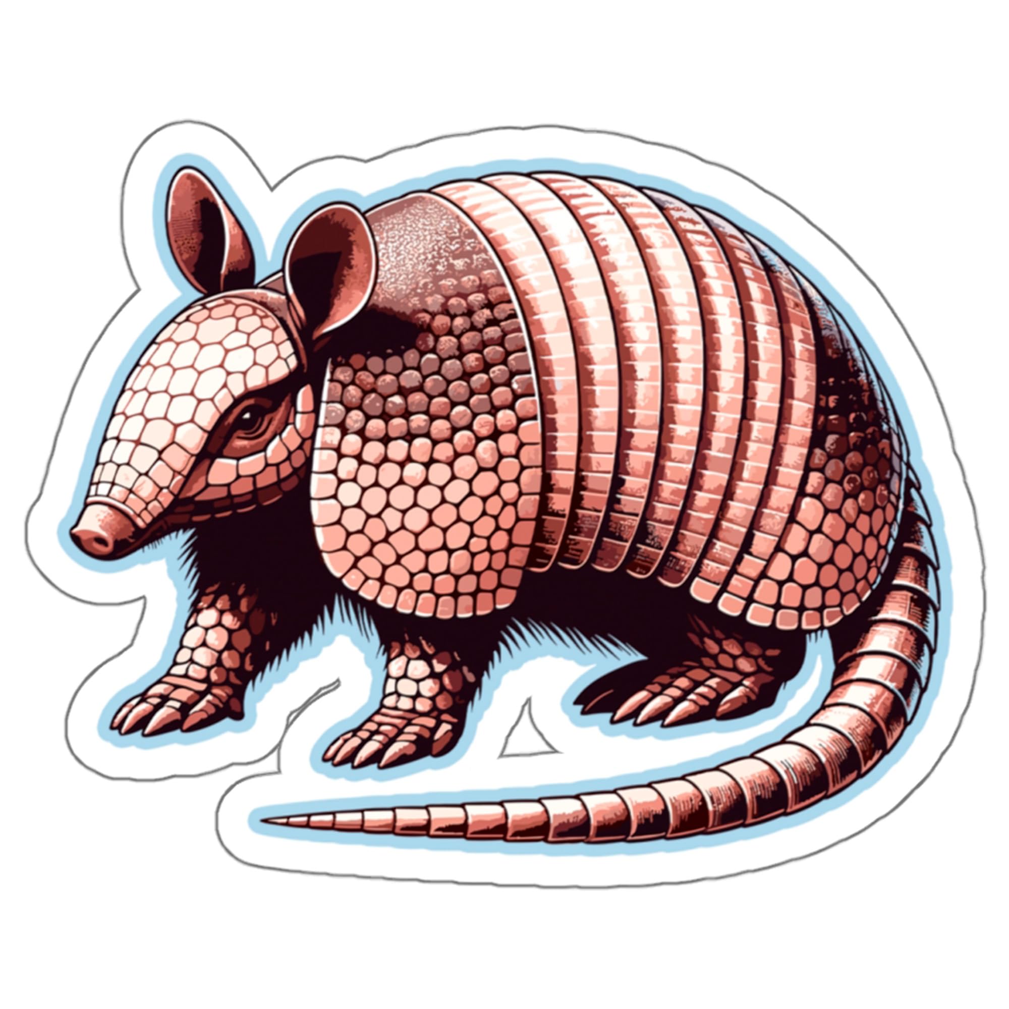 Amazon.com: Armadillo Sticker Decal Vinyl Small Waterproof for Water ...