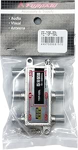 Amazon | 4K 8K放送対応 アンテナ5分配器 全端子電流通過型 分配器 5分配 3224MHz対応 FE-TSP-5DL | F-Factory | アンテナ分配器