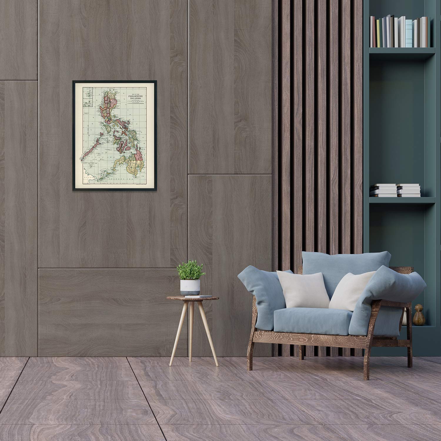 Snapklik.com : Vintage 1906 Philippines Map - 18x24 Inch Wall Art ...