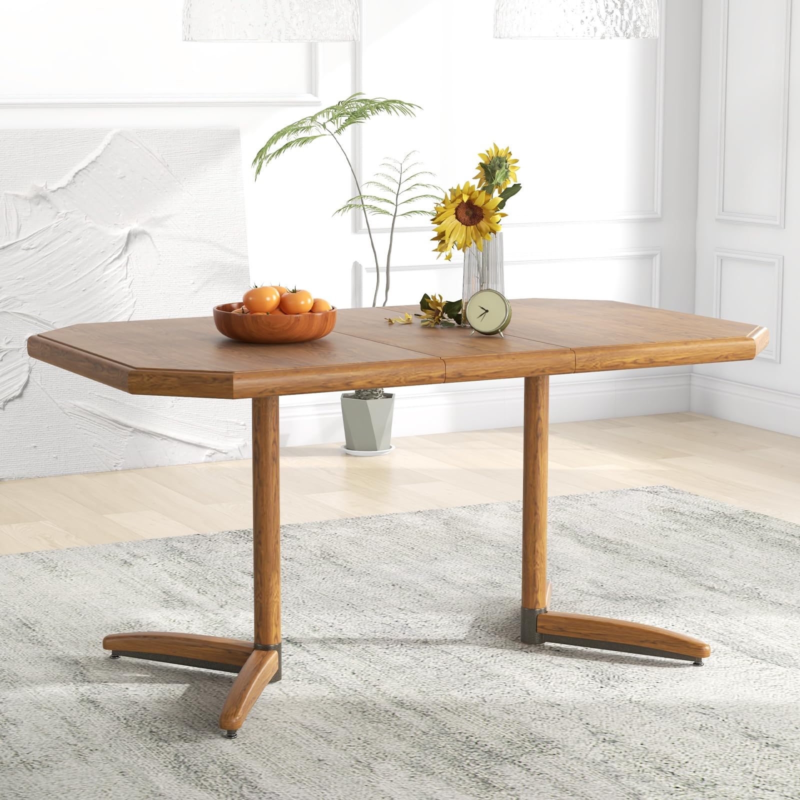 Amazon.com - Chromcraft Dining Table for 4 and 6 Person, Expandable ...