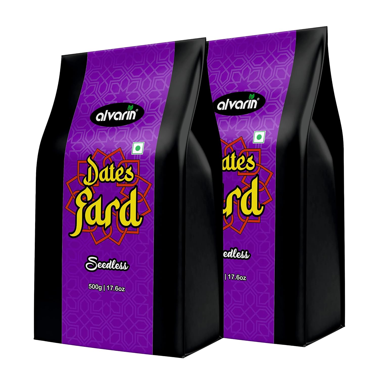 ALVARIN® Seedless Fard Dates (Khajoor/Khajur), 1kg | All Natural | No ...