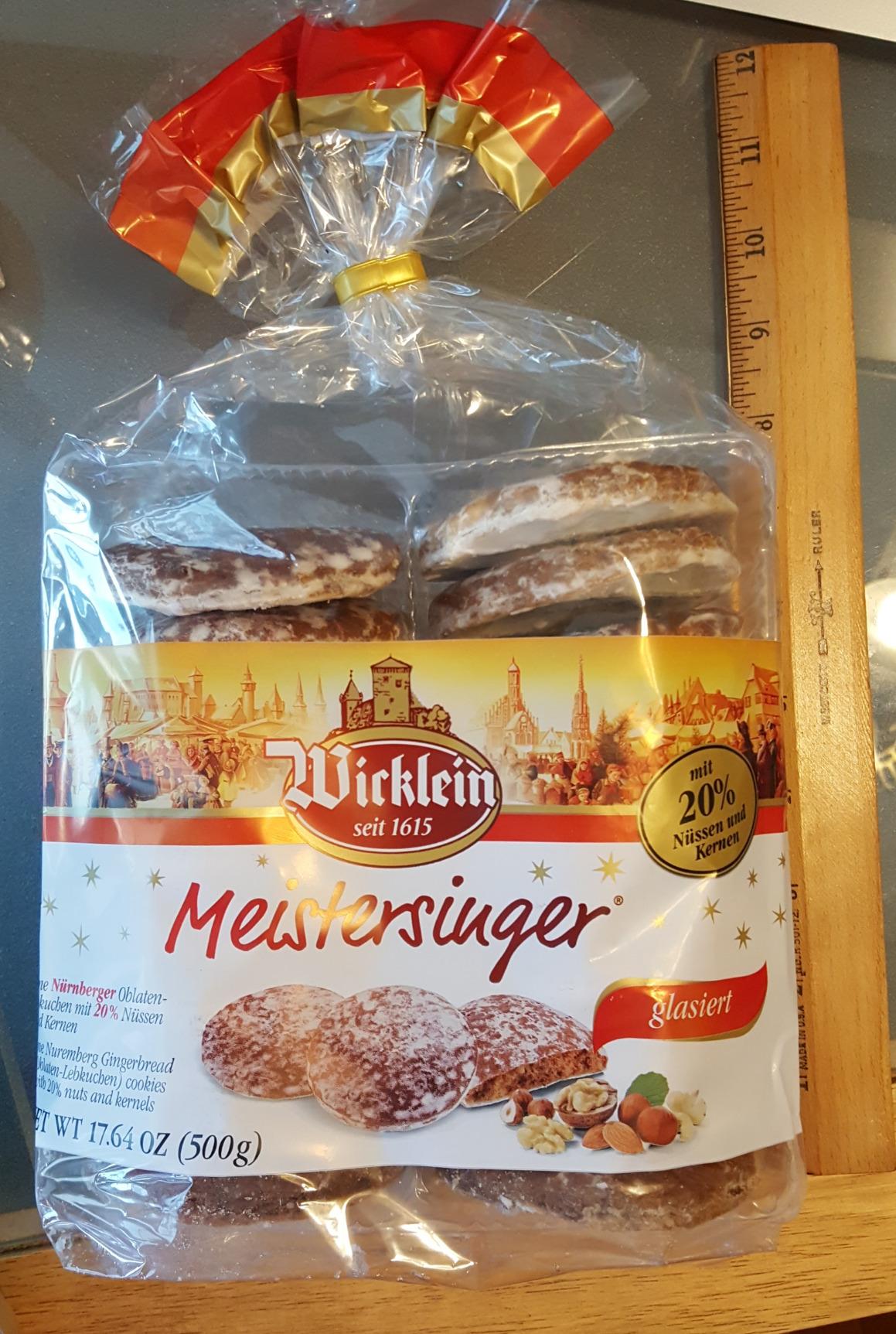 Amazon.com: Wicklein Meistersinger Lebkuchen - Sugar Glazed - Cello Bag ...