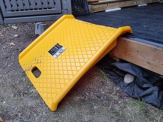 Stalwart Curb Ramp, Heavy Duty Portable Poly Ramp with 1000 lb Weight ...