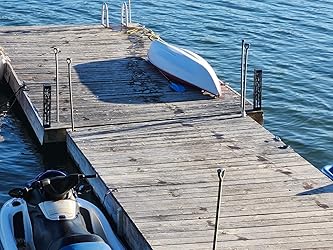 Dock Edge Stationary Dock 7/16-Inch Punch 2 Hole Galvanized T Connector ...